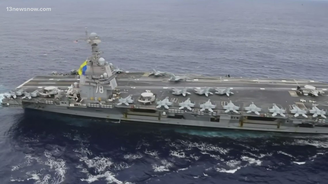 USS Gerald R. Ford returning today after extended deployment ...