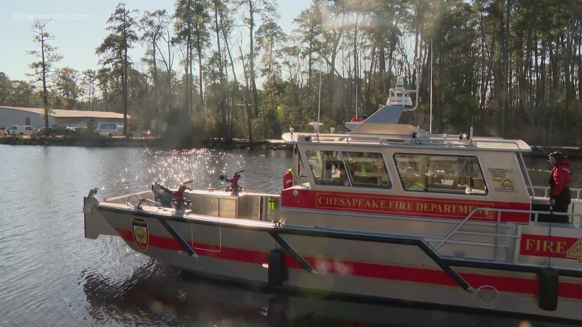 High-tech Fire Boat 4 goes into service for the Chesapeake Fire ...