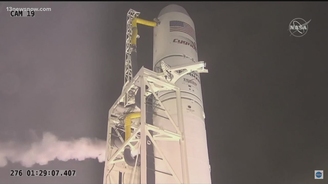 Launch of rocket carrying $23M titanium space toilet at Wallops Island ...