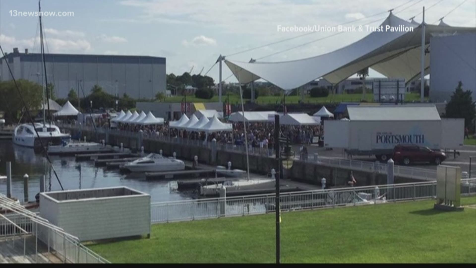 Another concert moved from Portsmouth’s Union Bank & Trust Pavilion ...