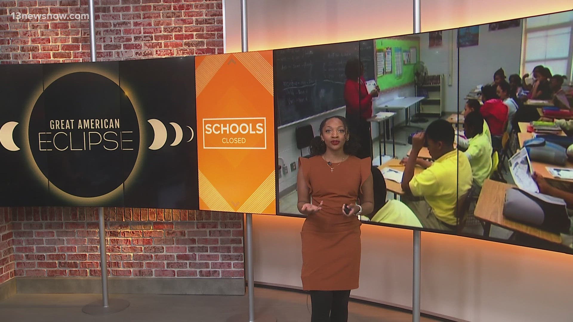 Solar eclipse prompts Norfolk schools to have remote learning day | 13newsnow.com