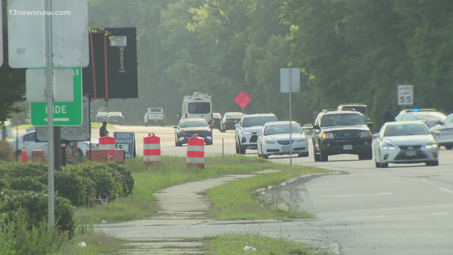 $100 fines begin on Thursday for speeding in Route 58 work zone | 13newsnow.com