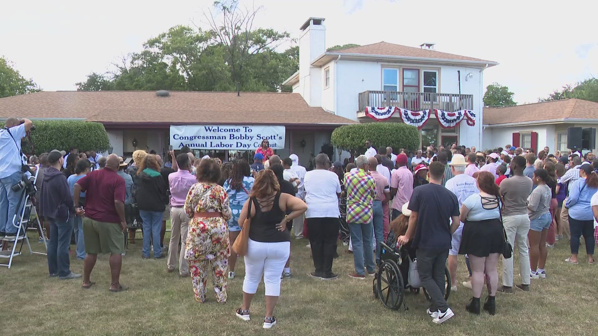 Virginia Democrats gather at Rep. Scott's Labor Day cookout | 13newsnow.com