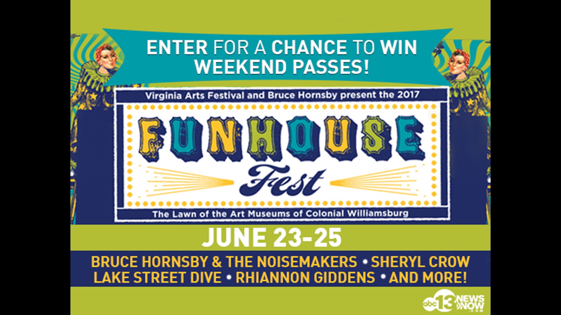 Funhouse Fest sweepstakes rules | 13newsnow.com