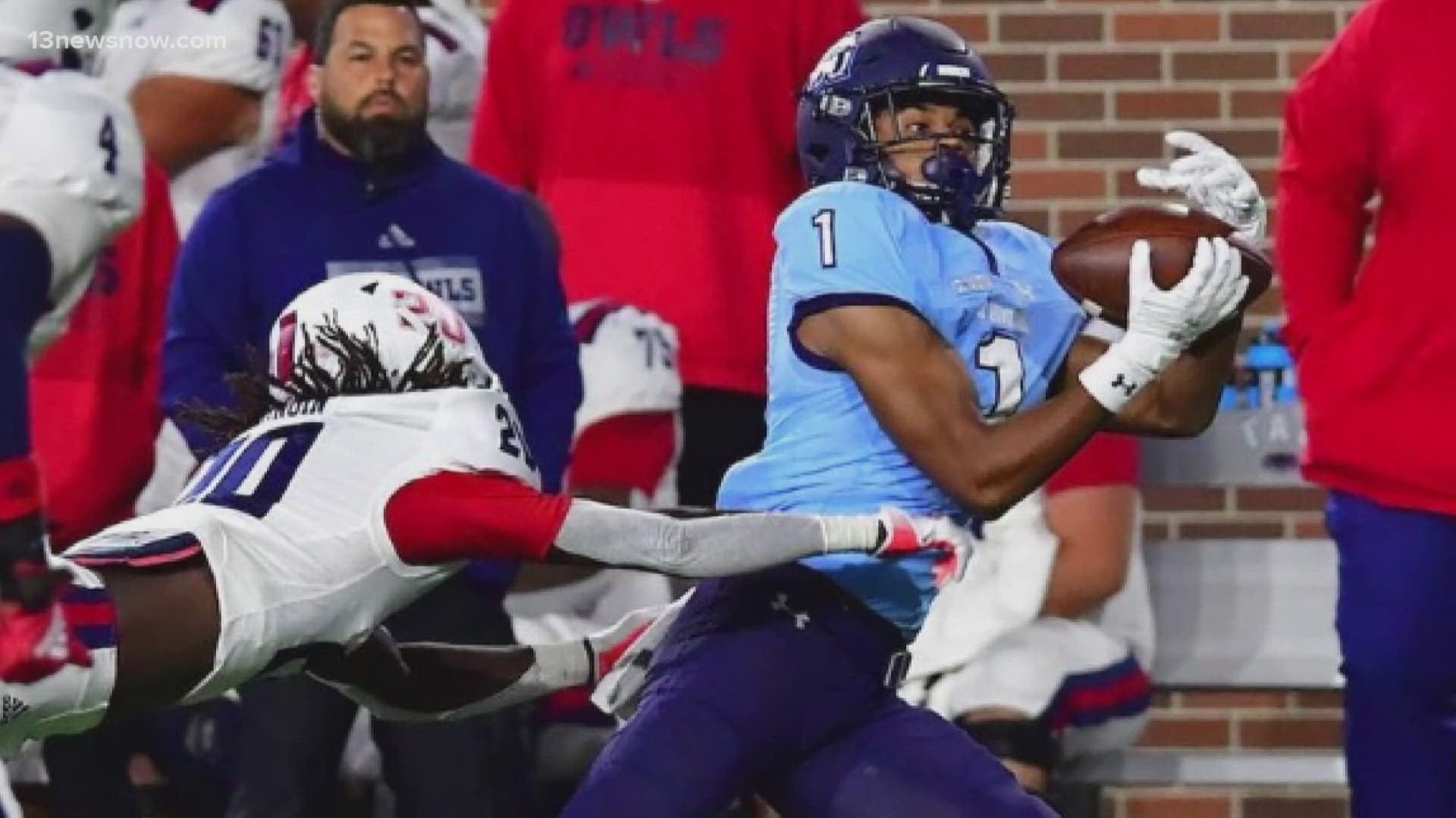 Jordan Bly turning heads at ODU training camp | 13newsnow.com