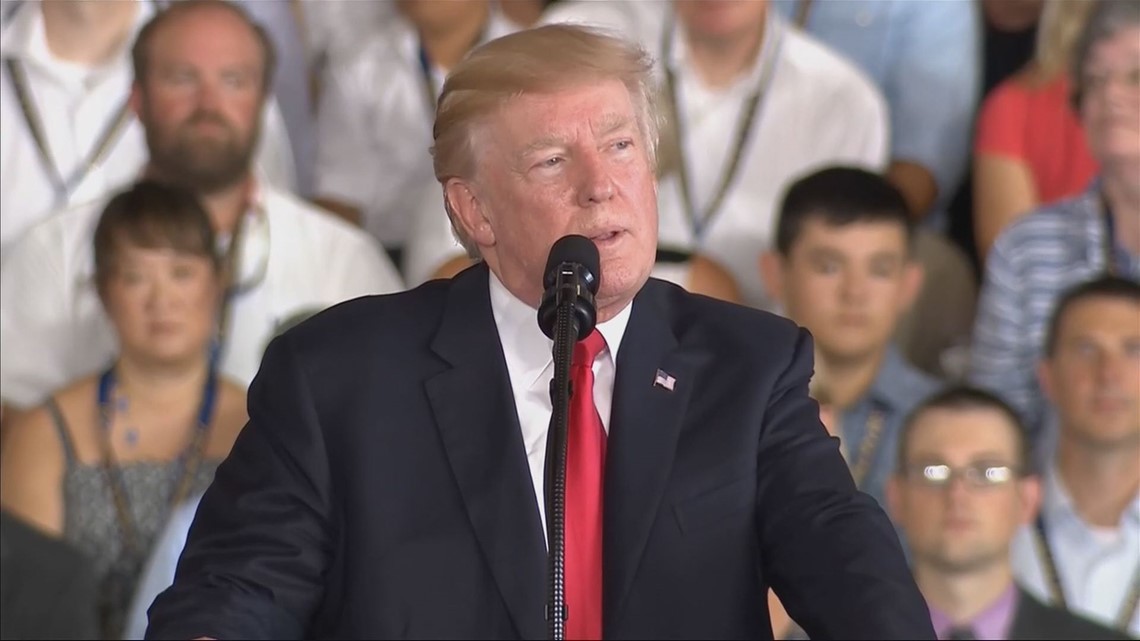 President Trump helps commission the USS Gerald R. Ford | 13newsnow.com