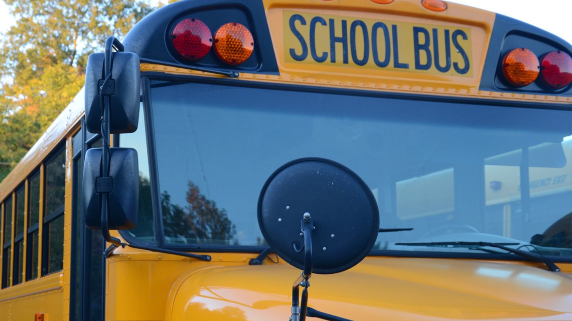 School bus driver taken to hospital after bus rear-ended in Suffolk ...