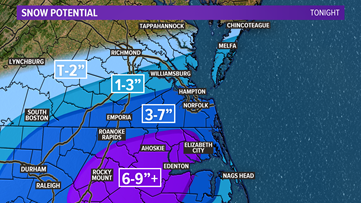 FORECAST: Winter Storm Warning for Hampton Roads | 13newsnow.com