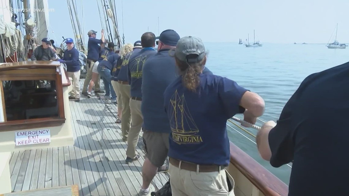 An up-close look at the Schooner Virginia at Harborfest 2023 ...