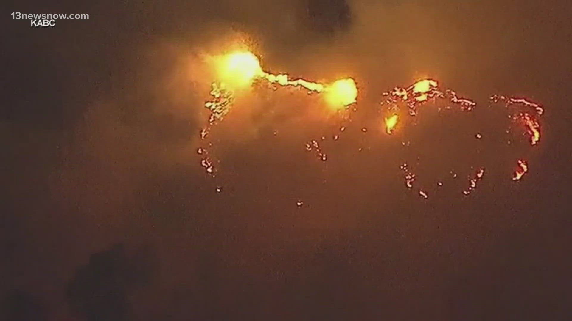 California fire emergency continues | 13newsnow.com