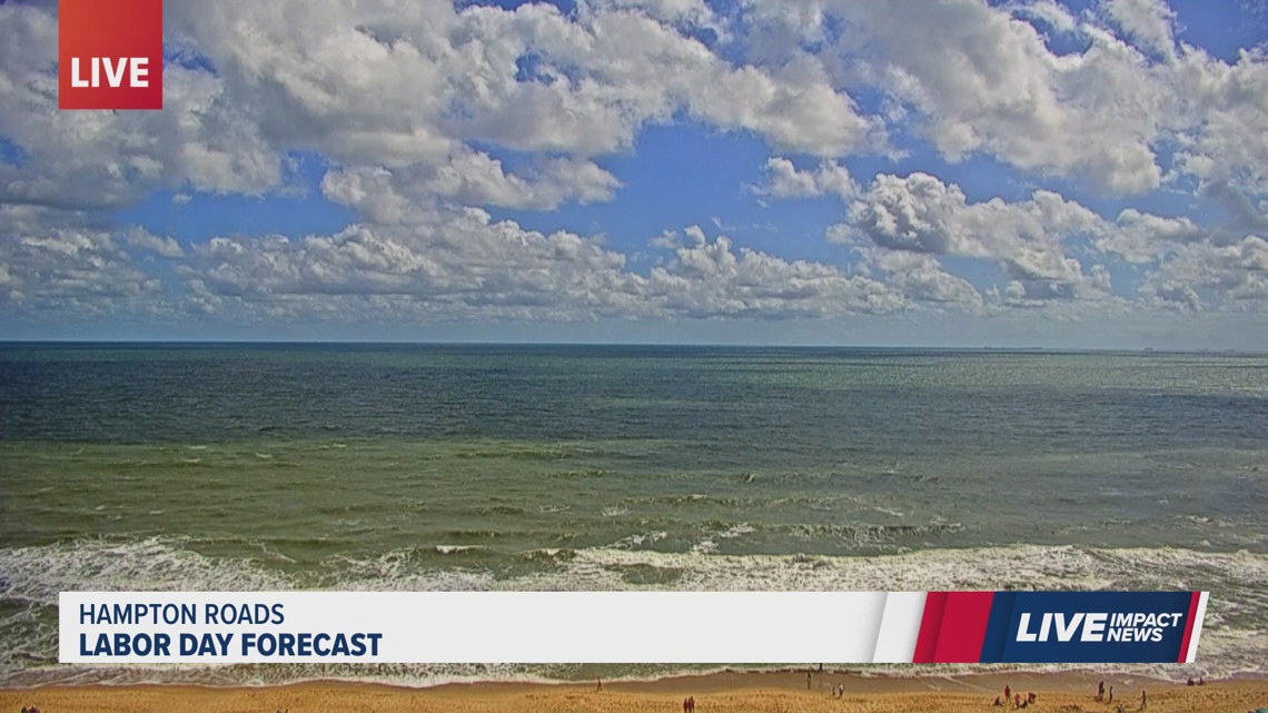 Labor Day Forecast: Virginia Beach, OBX face high rip current risk, but ...