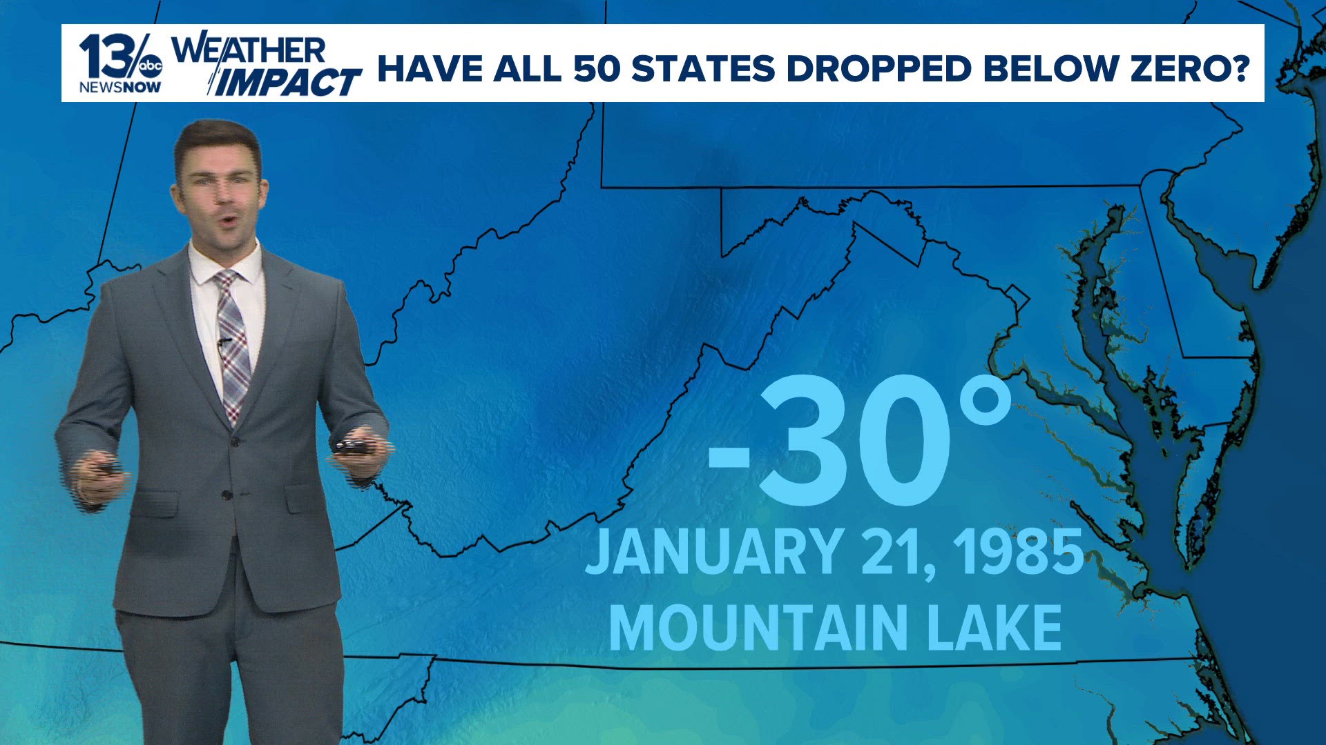 Have all 50 states seen temperatures below zero? | 13newsnow.com