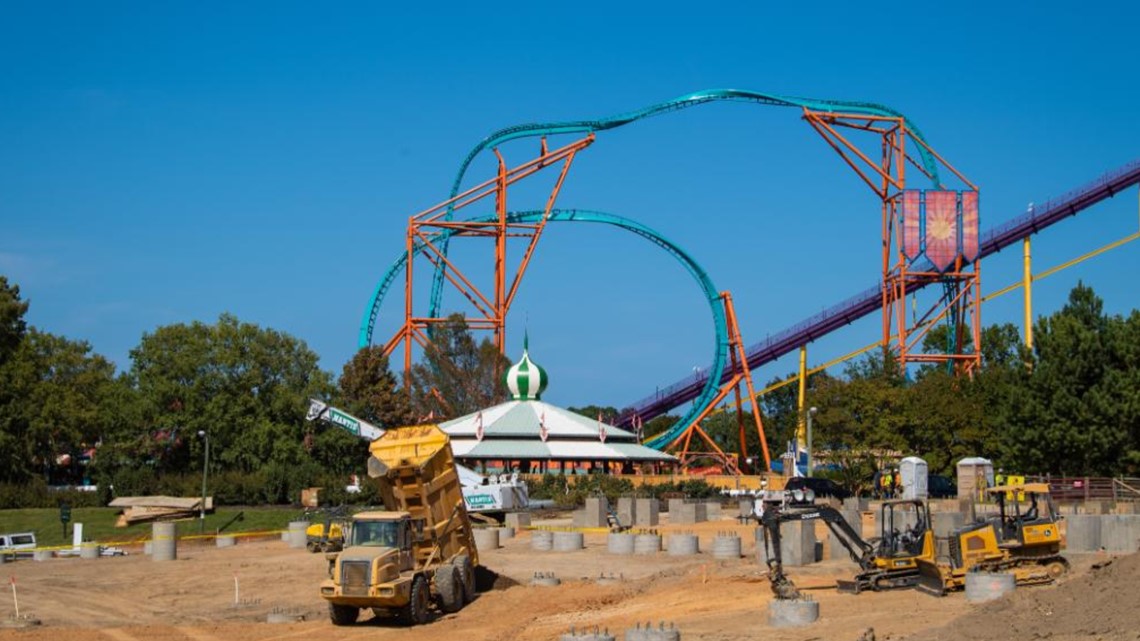 Busch Gardens releases photos of latest Pantheon construction update ...