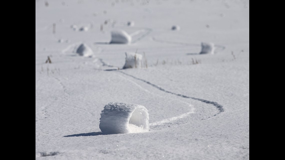 Rare self-rolling snowballs show up in Wisconsin | 13newsnow.com