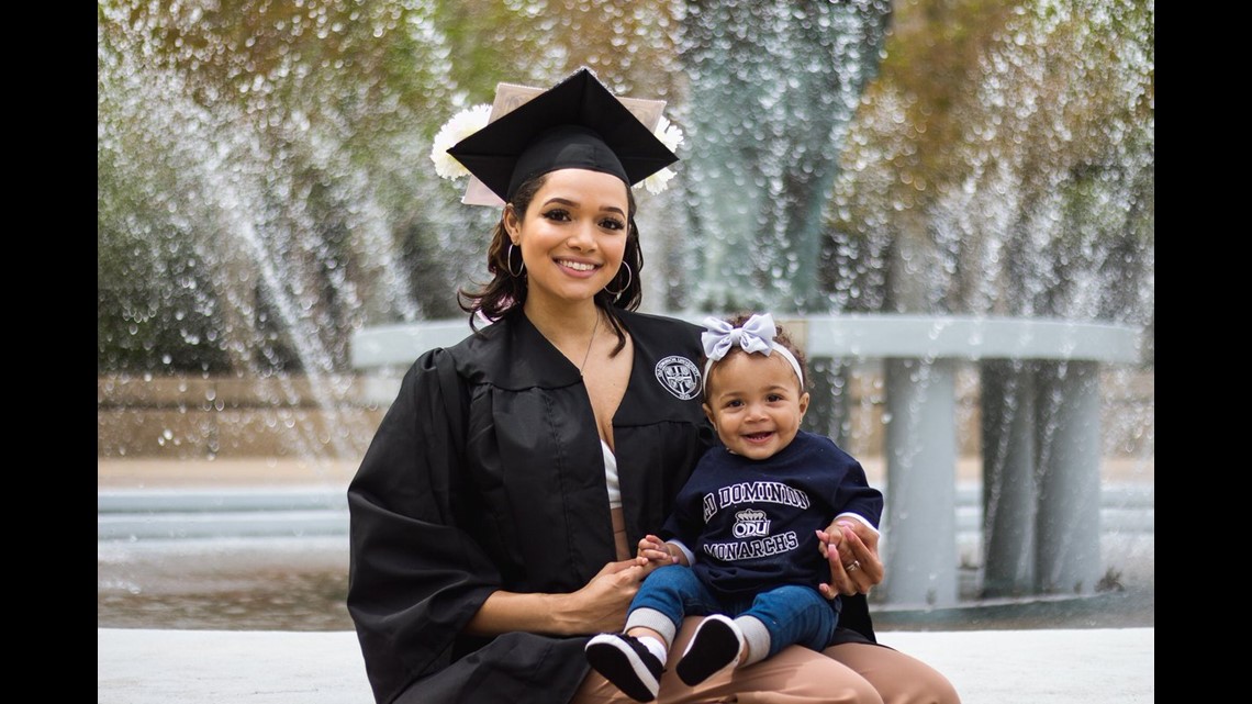 Spectacular Senior: Single Mom Graduates from Old Dominion University ...