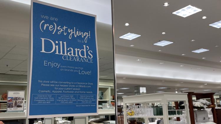 Norfolk Dillard's announces changes coming to MacArthur Center location | 13newsnow.com