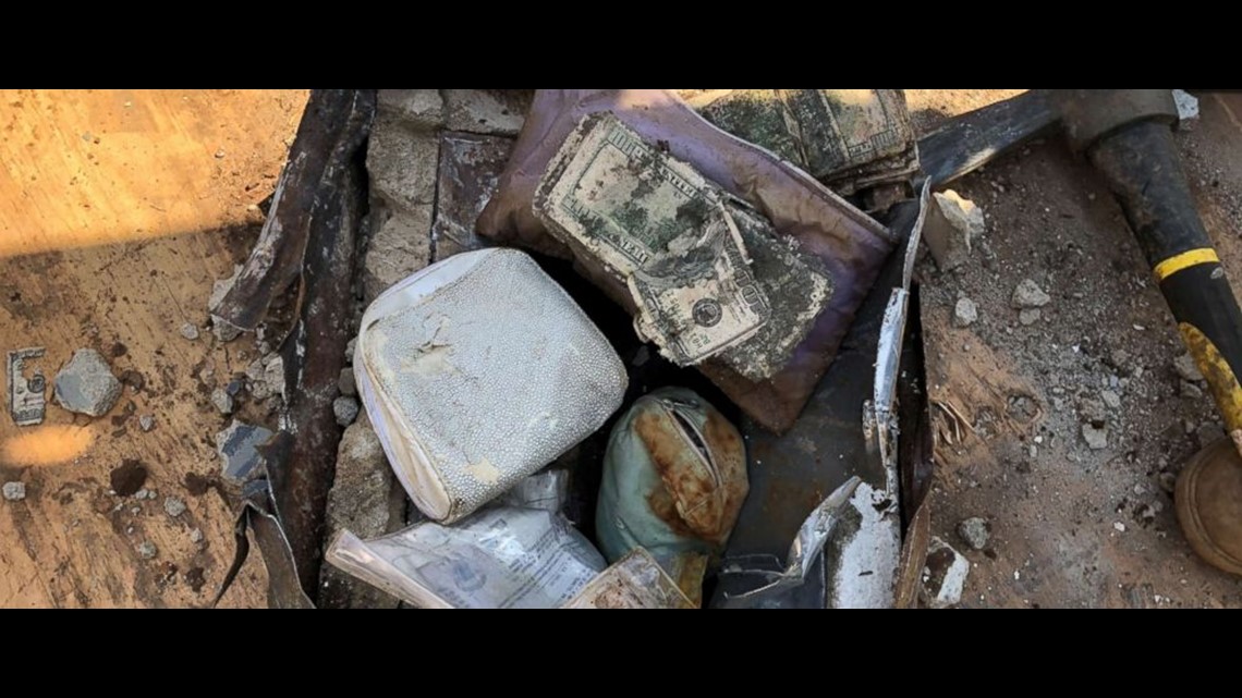 Man discovers 'rusty metal box' with about $21,000 of cash and jewelry ...