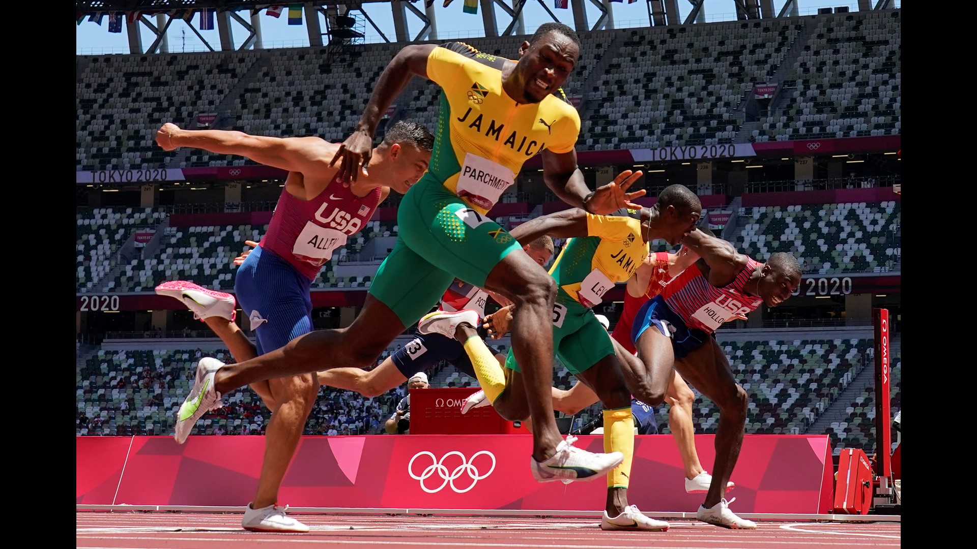 Grant Holloway takes home silver in the Olympic 110-meter hurdles ...