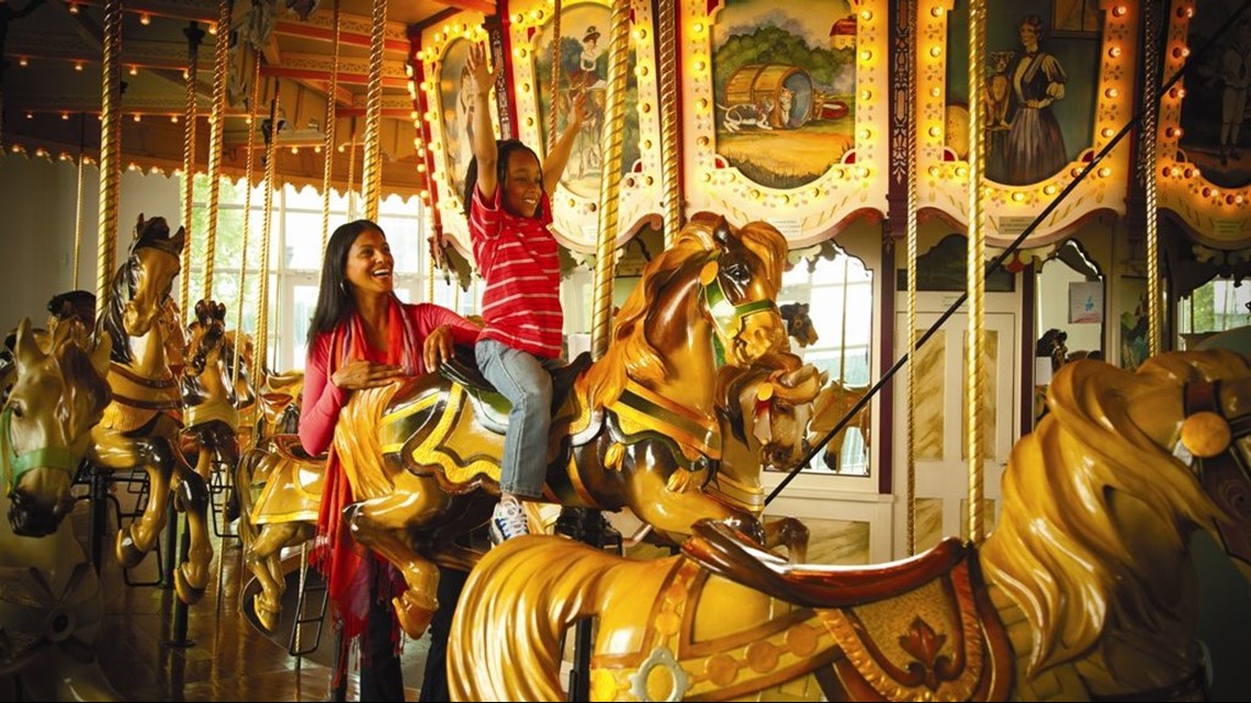 Hampton History Museum offers free carousel rides on National Carousel ...