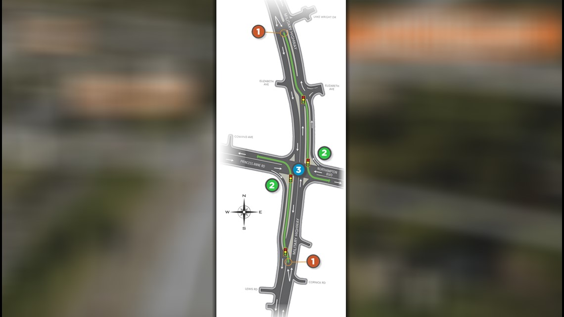 TODAY: Military Highway continuous flow intersection opens | 13newsnow.com