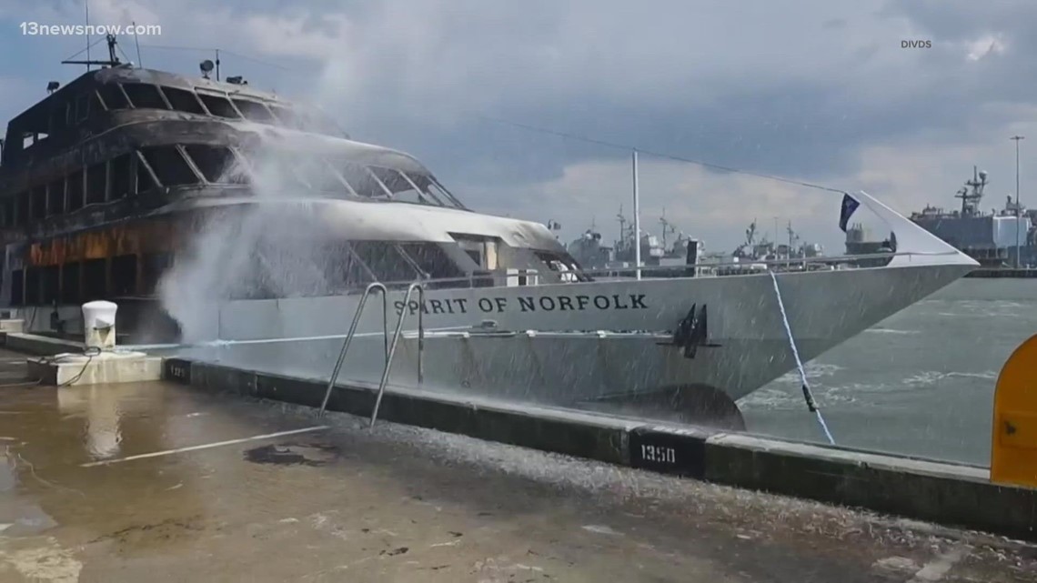 Spirit of Norfolk fire: 'Why no fire suppression system?' Coast Guard ...