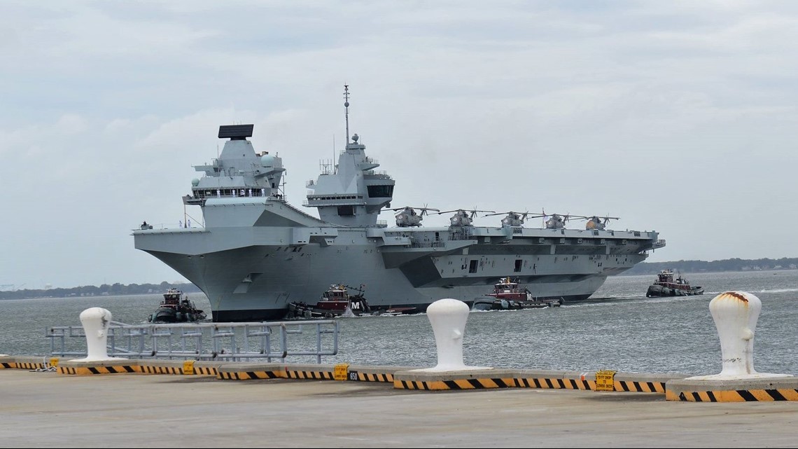 PHOTOS: On board the HMS Queen Elizabeth | 13newsnow.com
