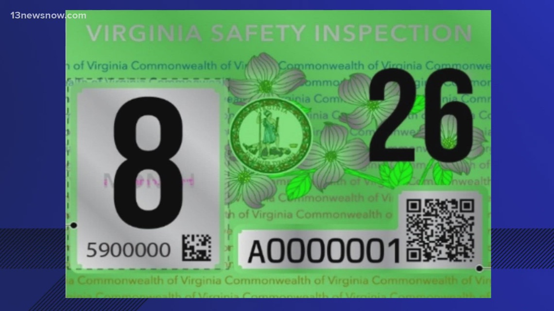 Virginia drivers will get new license plate sticker after passing state ...