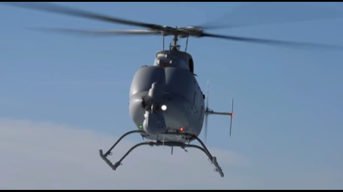 Navy helo squadron HSC-22 east coast's first to fly unmanned Firescout ...