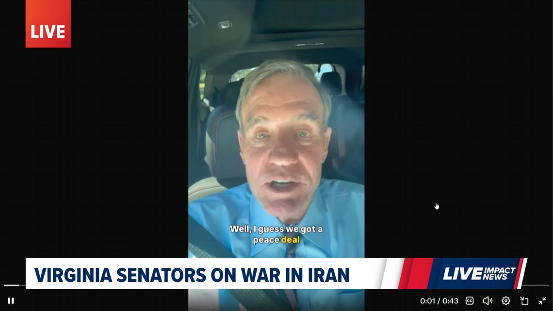 Kaine, Warner weigh in on proposed deal to end U.S.-Iran conflict ...