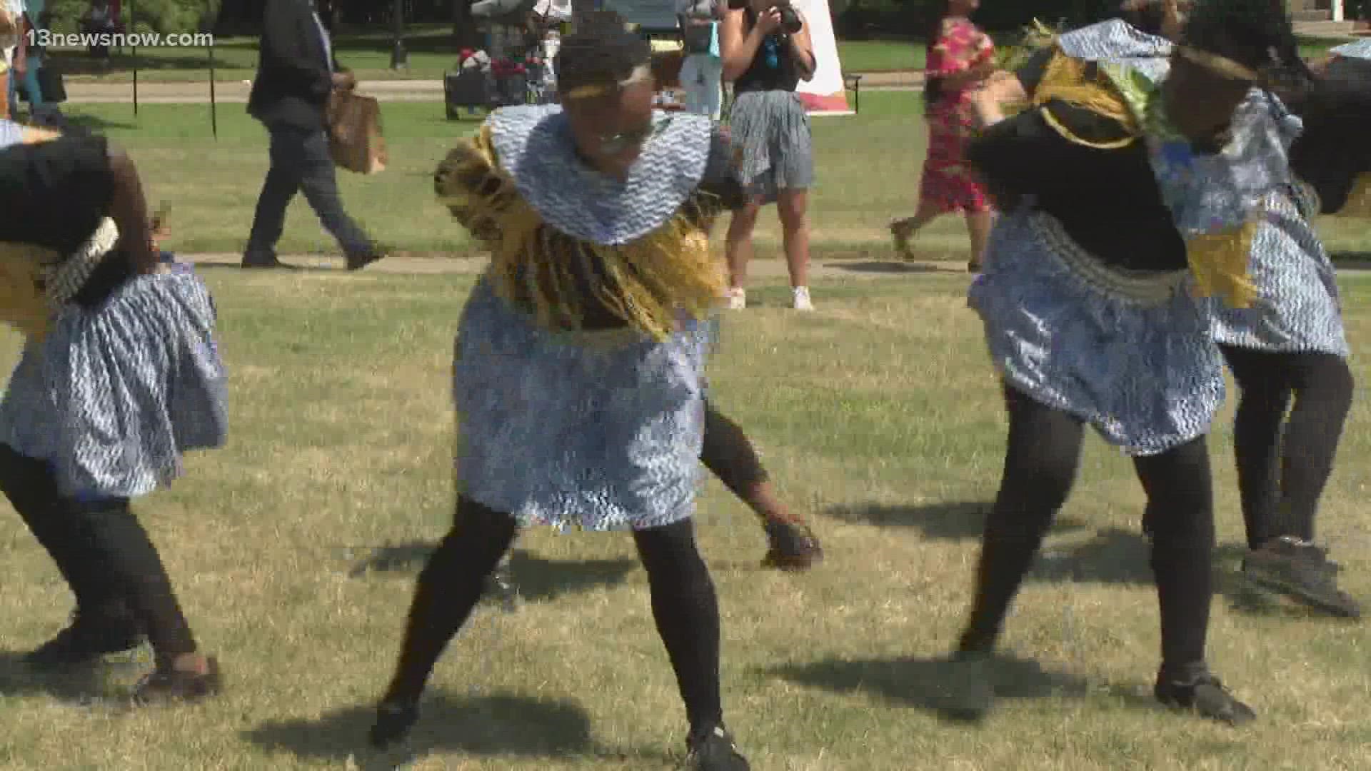 The annual 1619 Commemoration of the First Enslaved African Landing ...