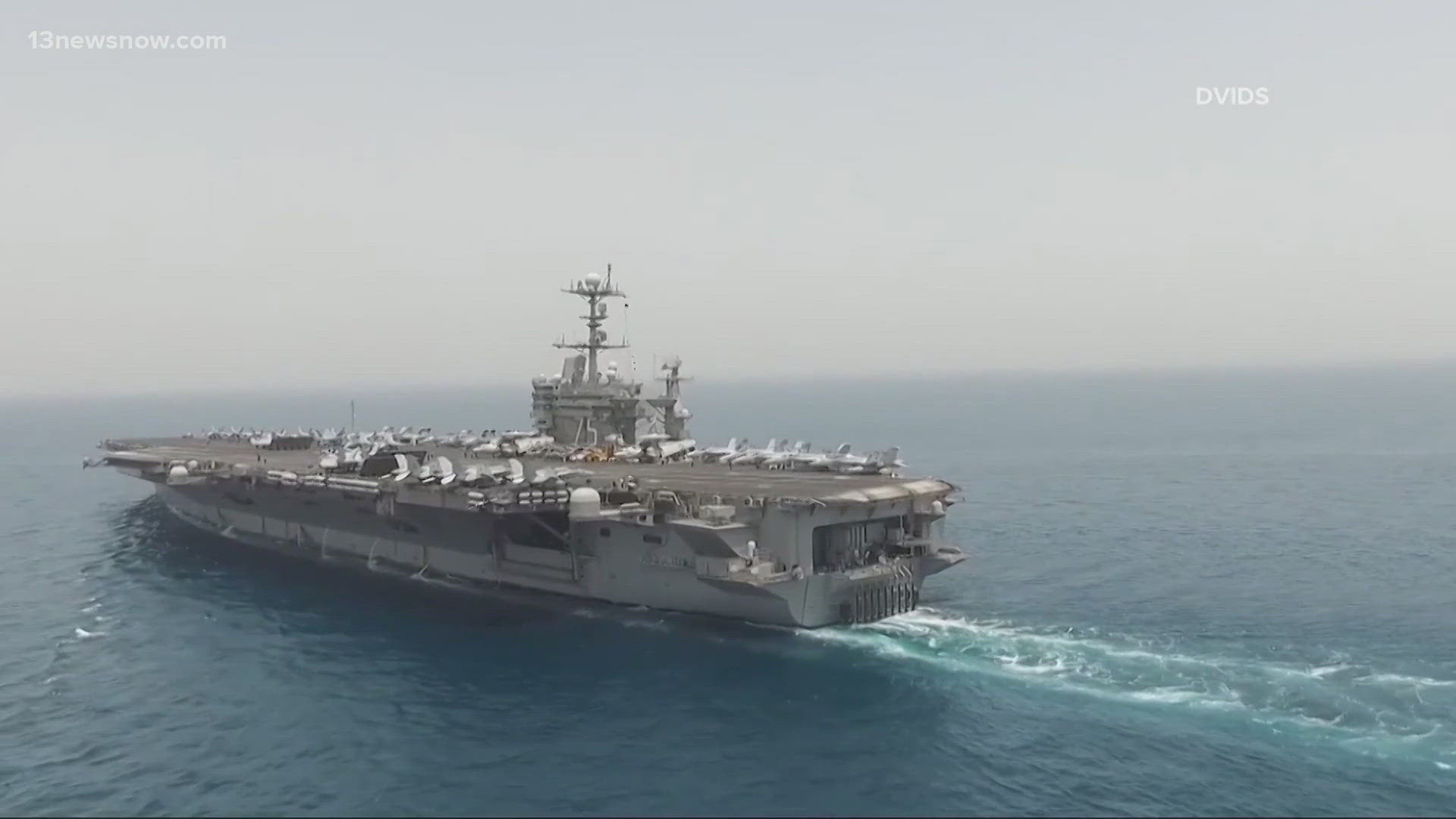 USS Truman loses 2nd F/A-18 jet in Red Sea incident | 13newsnow.com