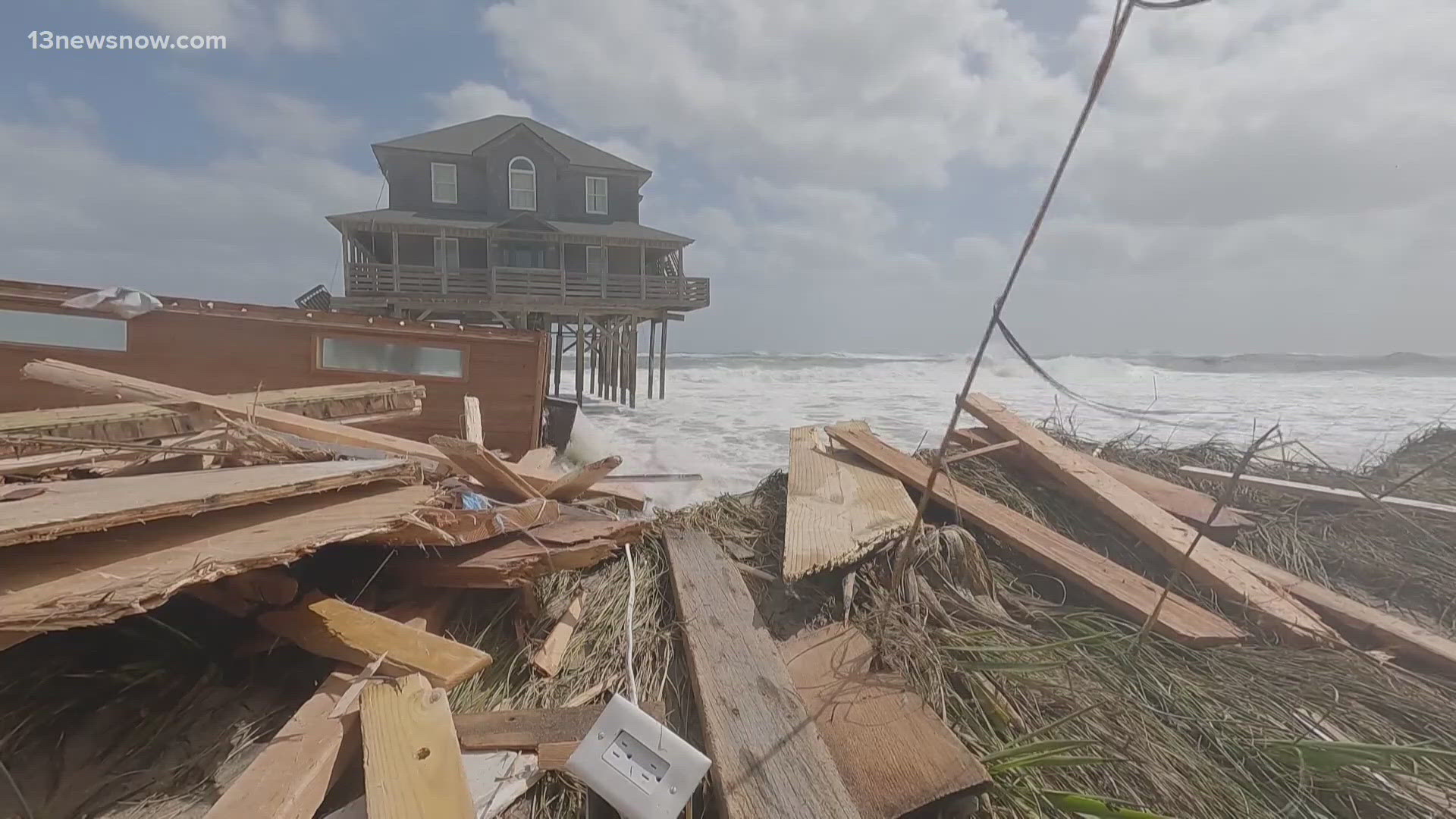 More homes collapse into the ocean in Buxton, NC | 13newsnow.com