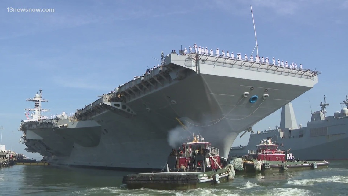 Navy to test supplying nuclear power from Ford-class aircraft carrier ...