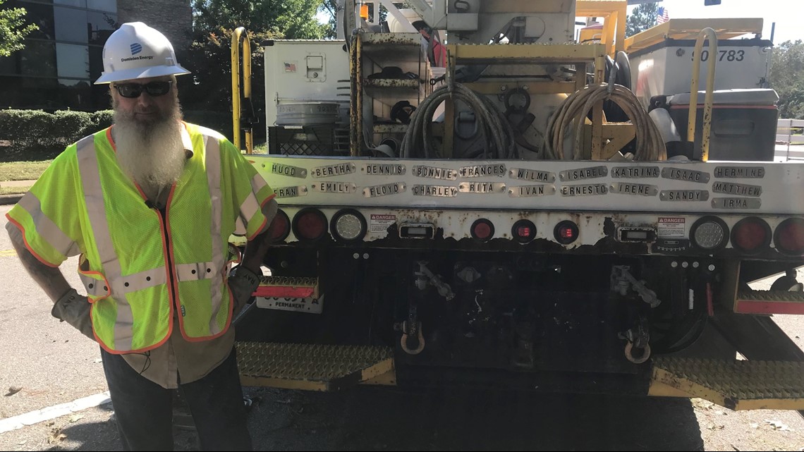 Dominion Energy worker responds to 22nd hurricane, adds to his board ...