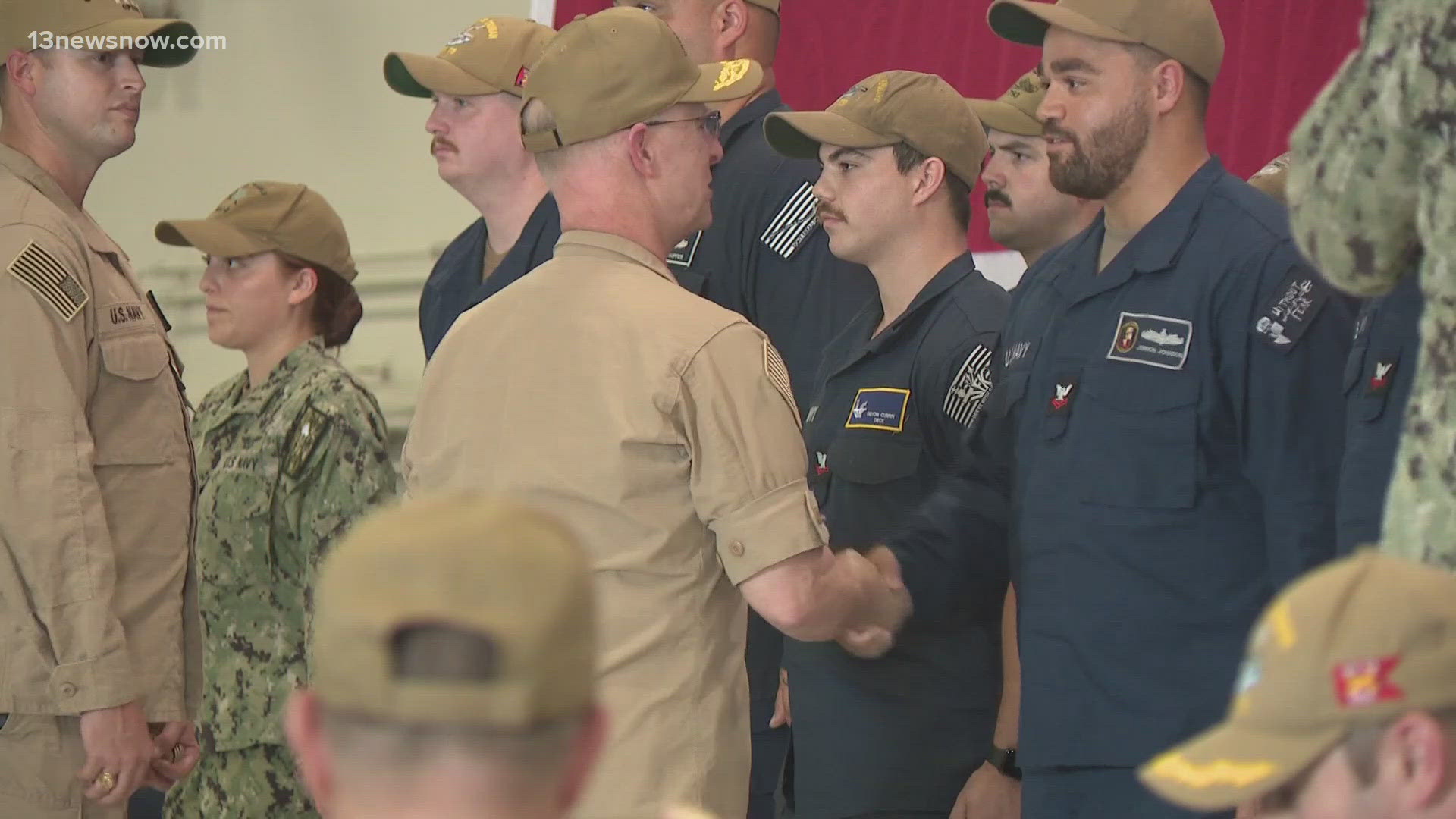Norfolk admiral becomes new chief of naval operations, visits USS Harry S. Truman | 13newsnow.com
