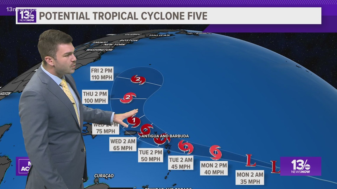 Tropics Update: Potential Tropical Cyclone 5 forming in the eastern ...