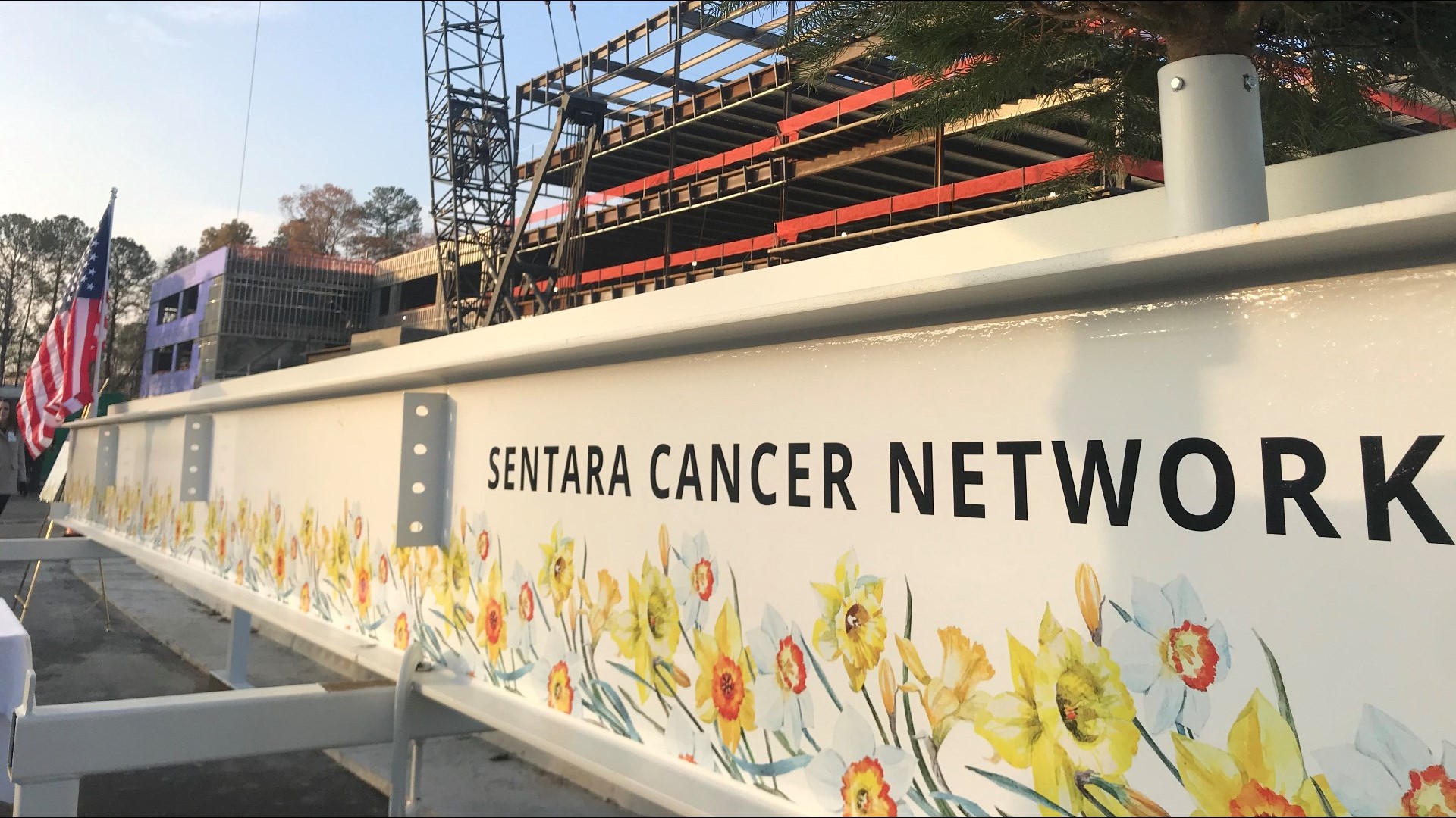 Sentara Healthcare puts the last steel beam on its new cancer center ...