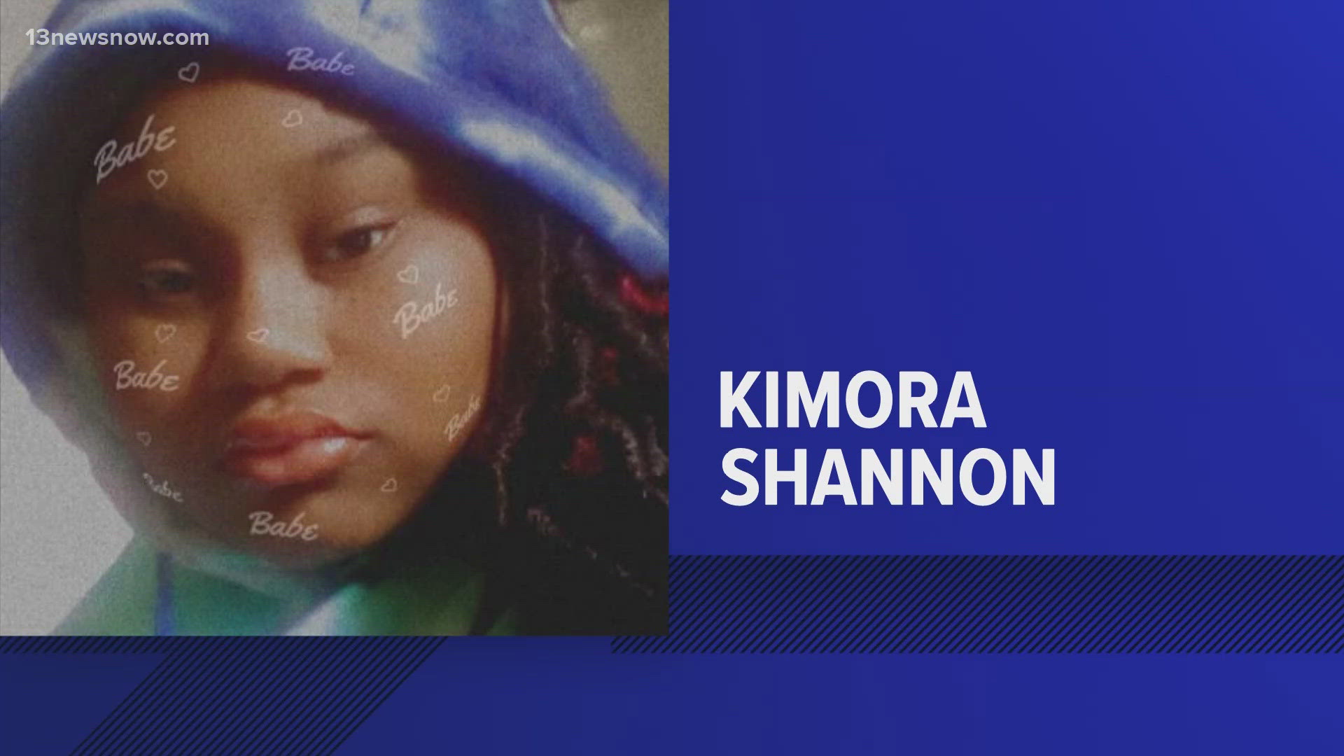 Police seek missing teen Kimora Shannon in Suffolk | 13newsnow.com
