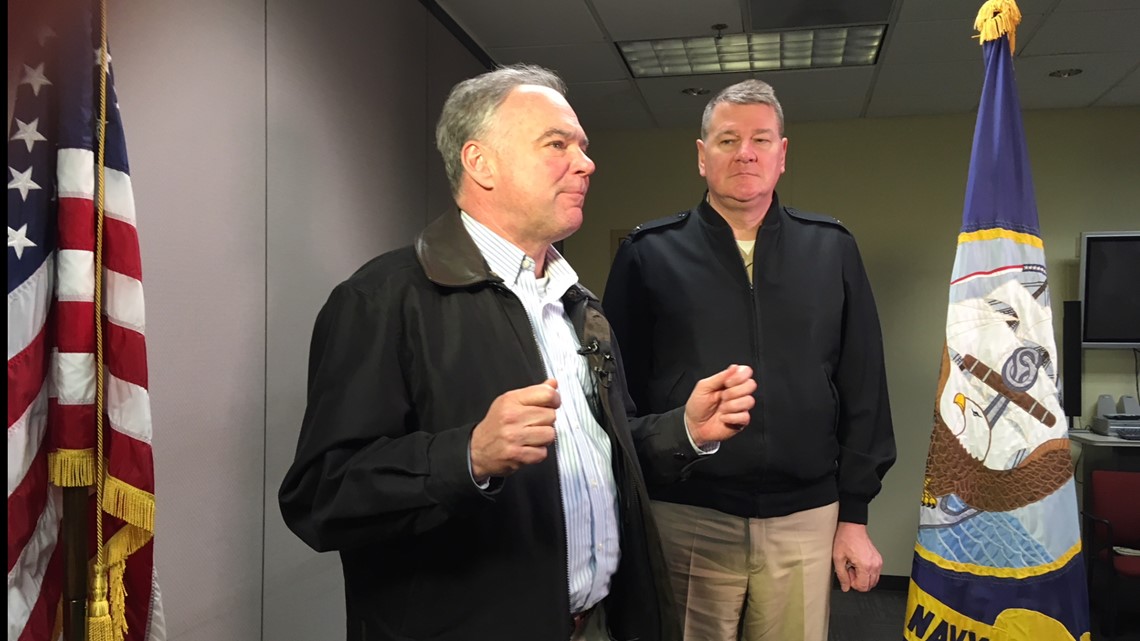 'We're going to fix this': Sen. Tim Kaine tours privatized military ...