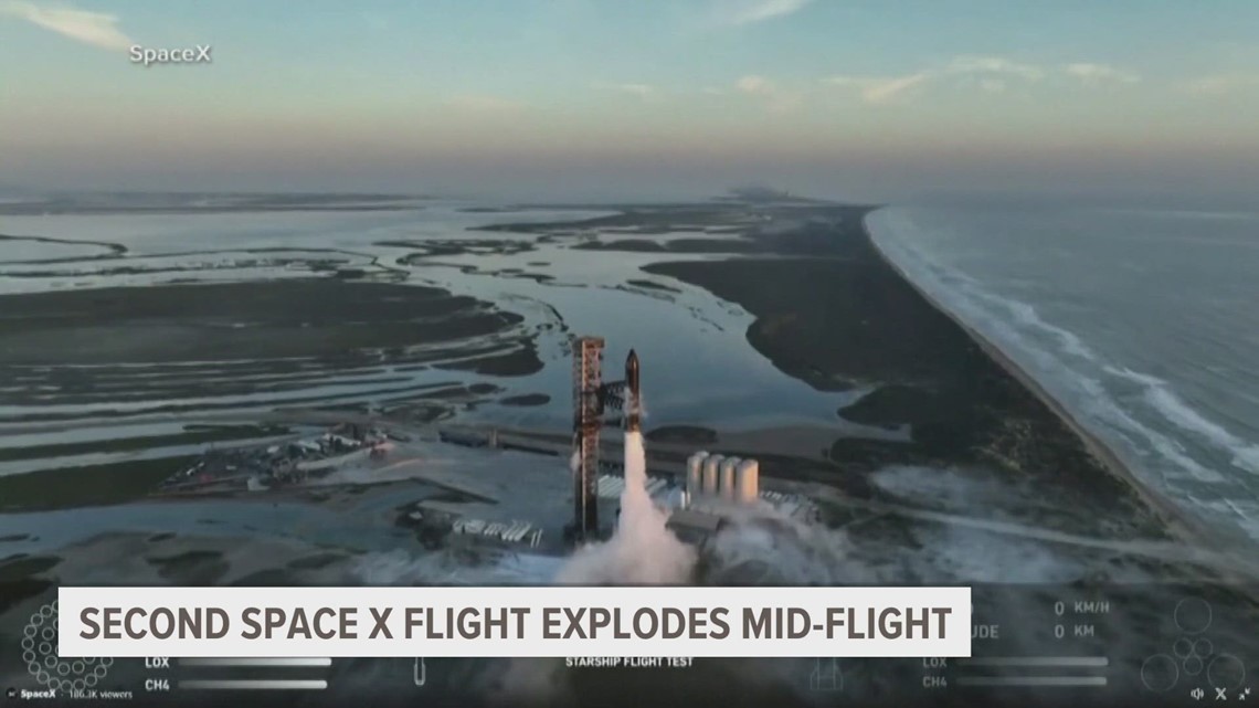 Second SpaceX flight explodes mid-flight | 13newsnow.com