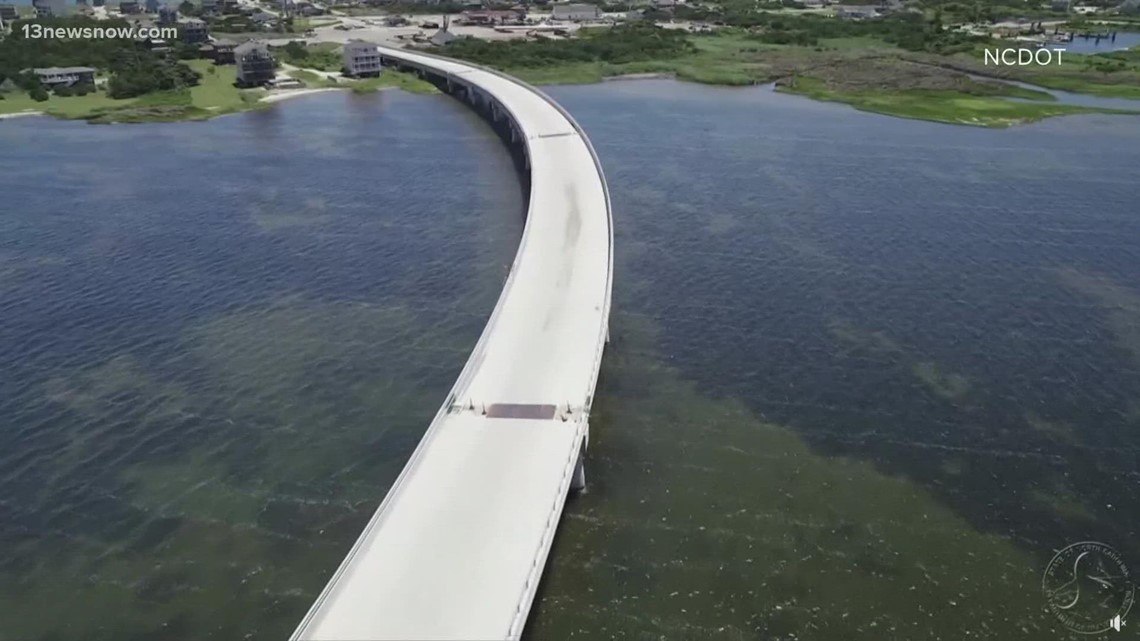 Rodanthe Bridge on the Outer Banks opens to traffic after delay over ...