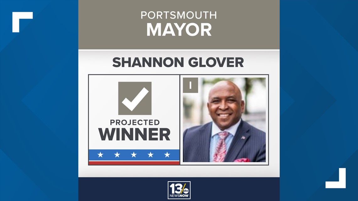 Shannon Glover wins six-way race for Portsmouth Mayor | 13newsnow.com