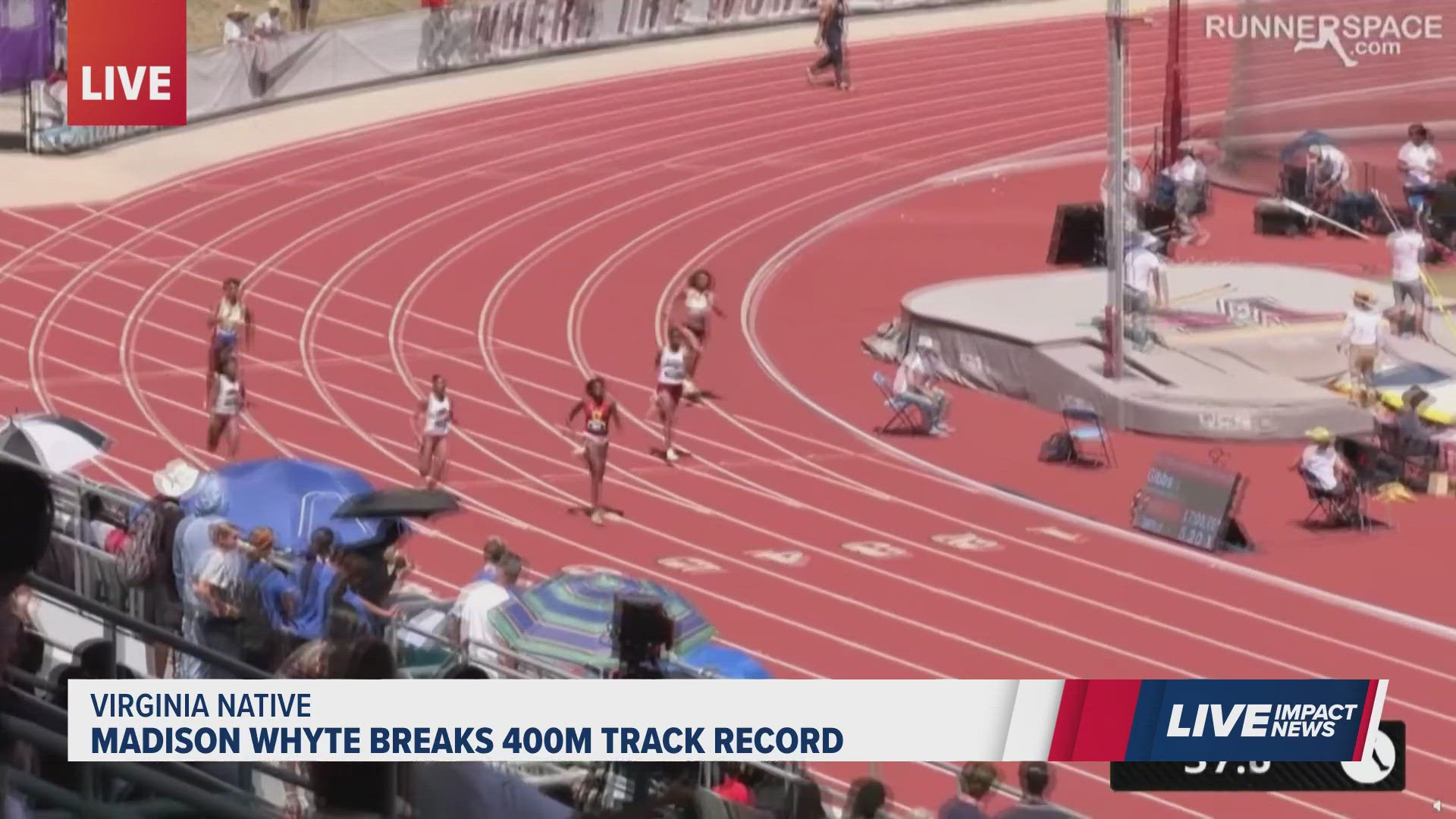 Newport News' Madison Whyte sets school record at Mt. SAC Relays ...