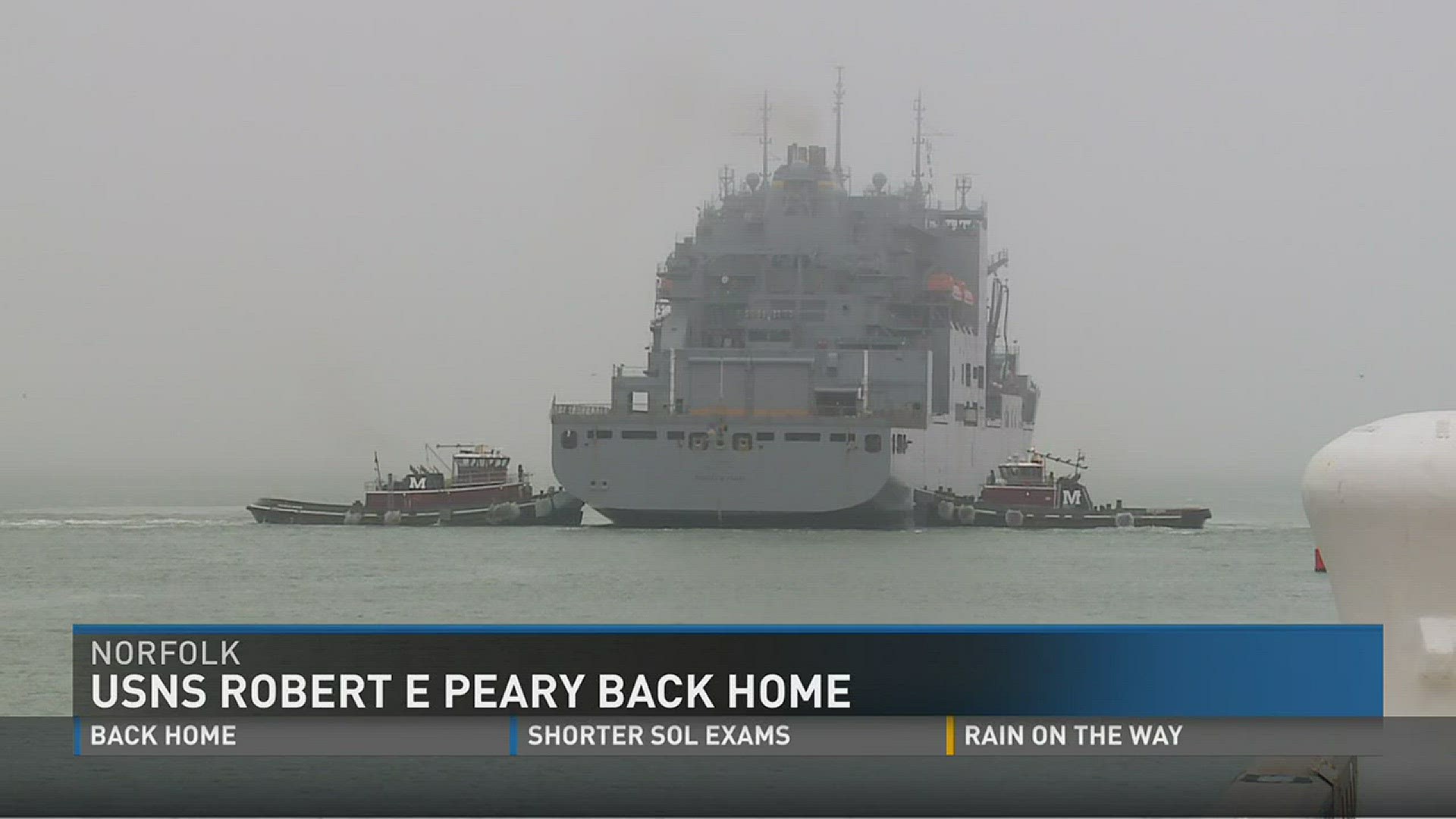 USNS Peary returns to Naval Station Norfolk | 13newsnow.com