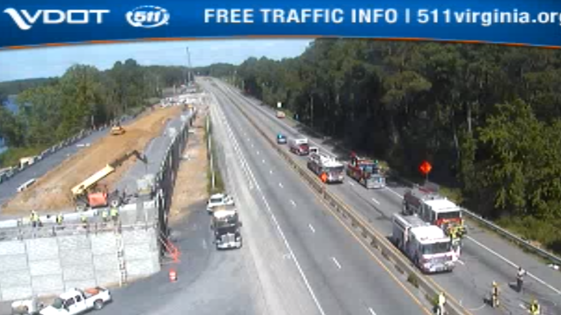 Traffic on I-64 near Chesapeake being rerouted due to vehicle fire ...