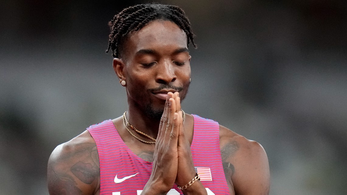 Michael Cherry is 400 meters away from Olympic gold | 13newsnow.com