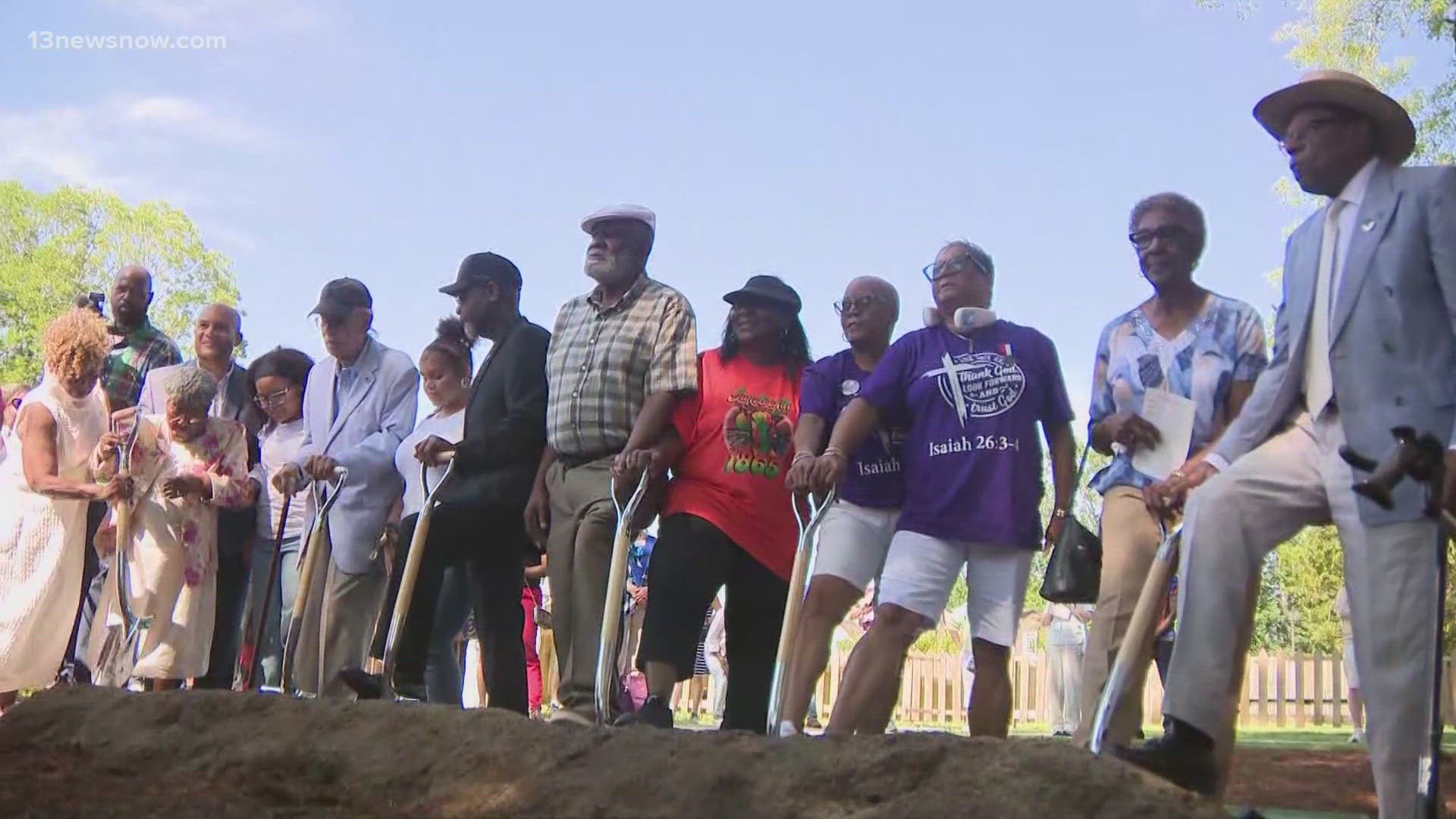 Groundbreaking of historic Black church held in Colonial Williamsburg ...