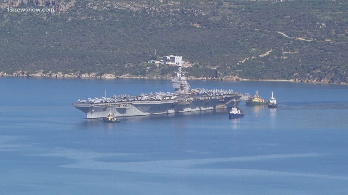 Navy official says USS Gerald R. Ford deployment could be 11 months ...