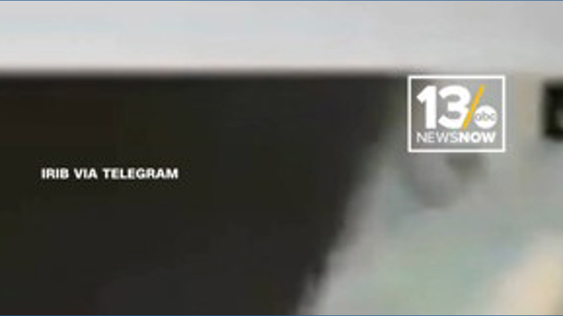 Iranian reporter takes cover on air as strike hits Tehran | 13newsnow.com