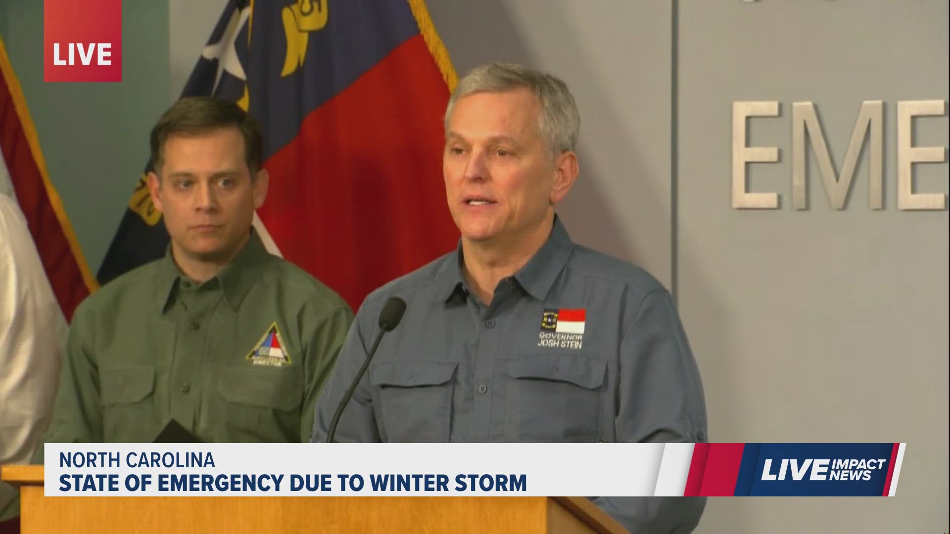 NC Gov. Stein gives update on state of emergency ahead of winter storm ...